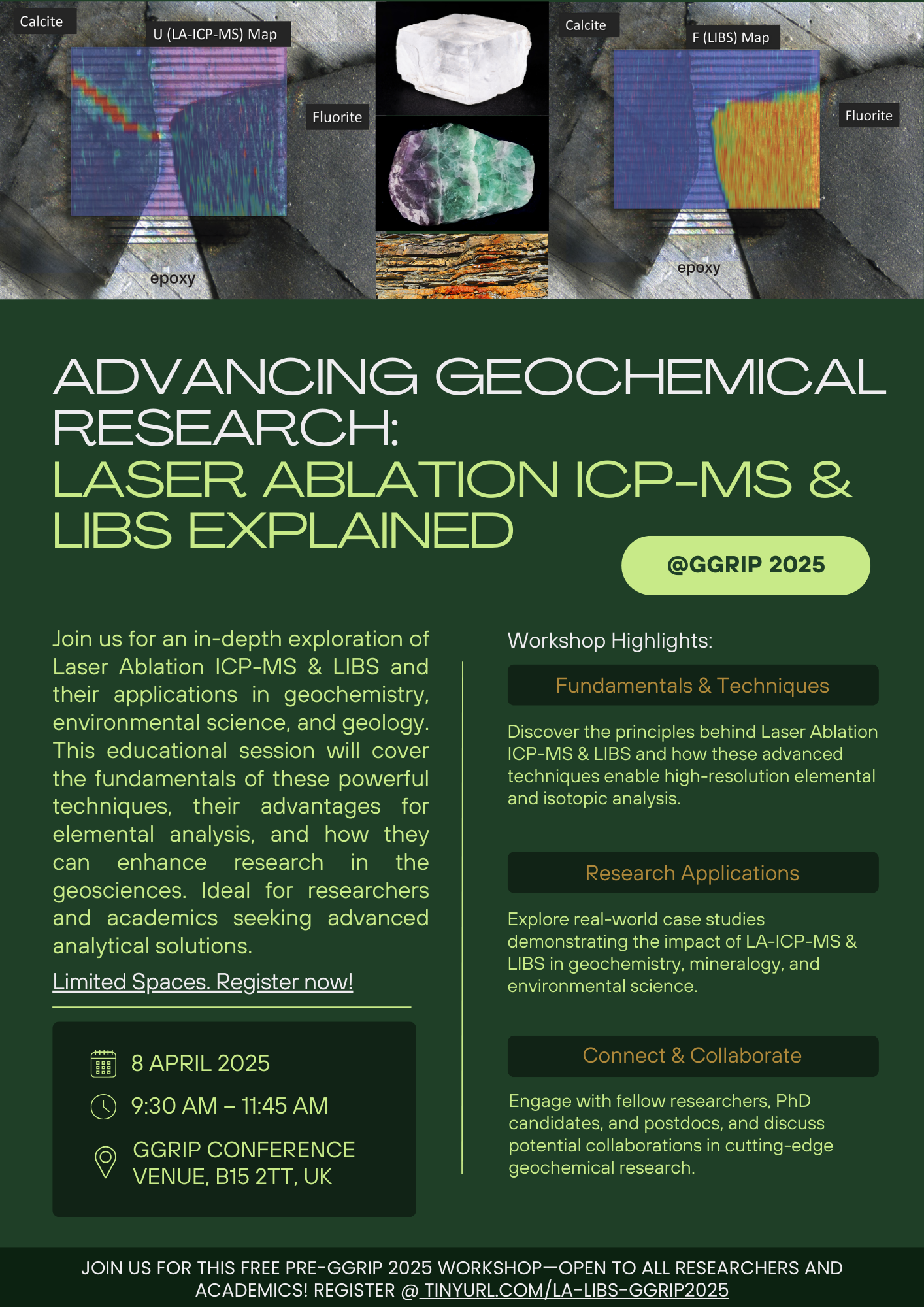 Pre-Conference Workshop: Laser Ablation ICP-MS & LIBS for Geochemical ...